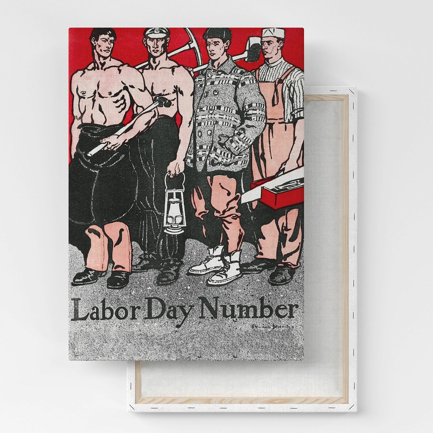Картина на холсте, репродукция / Эдвард Пенфилд - Labour Day Number / Размер 60 x 80 см