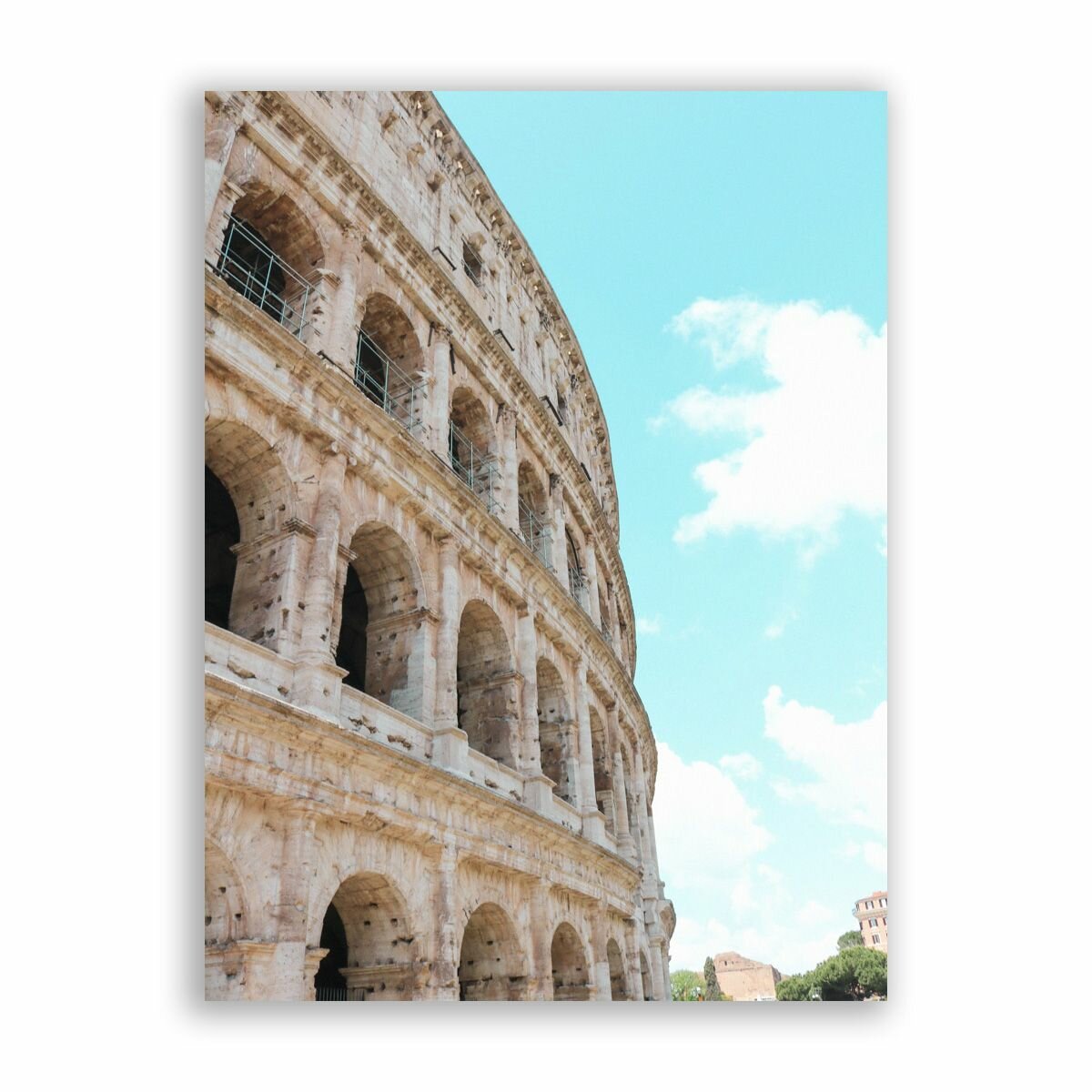 Постер, плакат на бумаге / Колизей / Размер 30 x 40 см