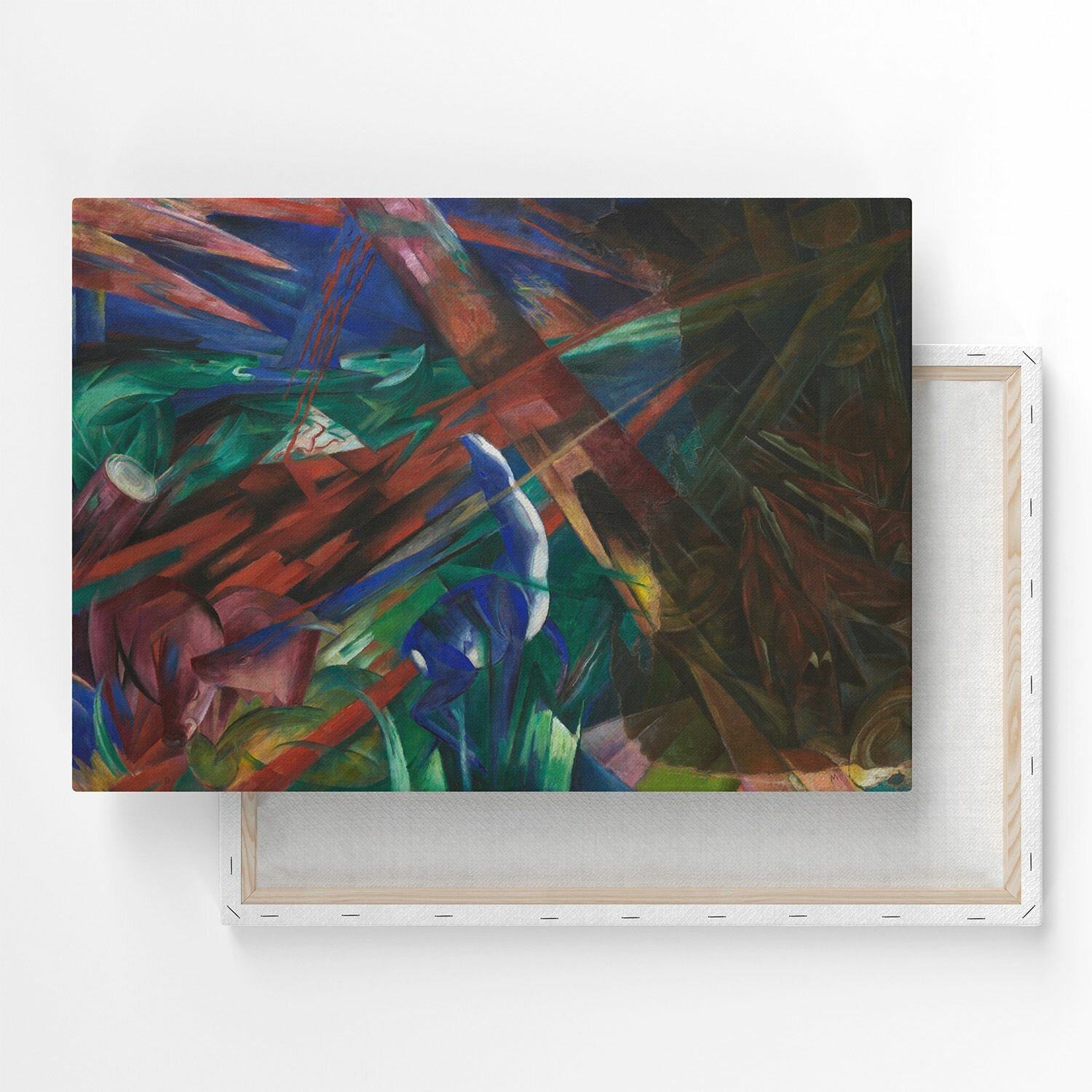 Картина на холсте, репродукция / Франц Марк - Animal fates / Размер 30 x 40 см