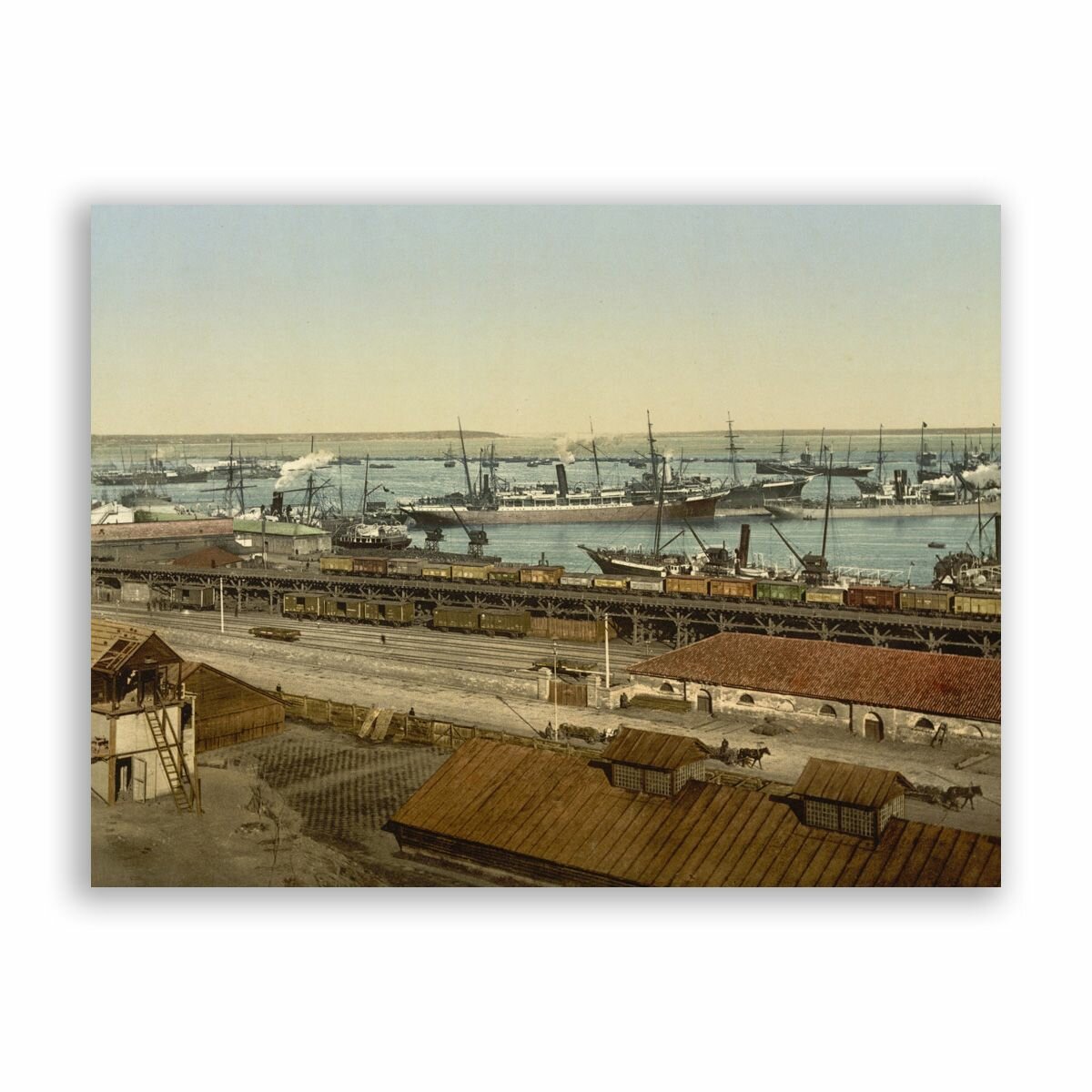 Постер, плакат на бумаге / The Port Practique, Odessa, Russia / Размер 30 x 40 см