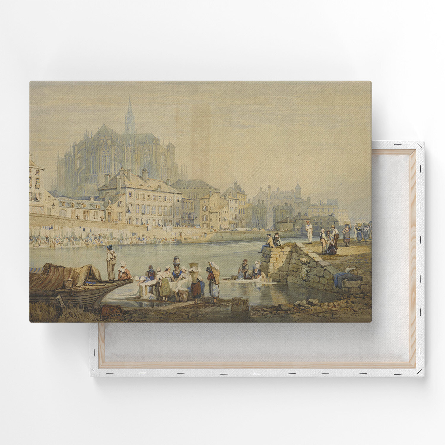 Картина на холсте, репродукция / Сэмюэл Праут - Cologne / Размер 30 x 40 см
