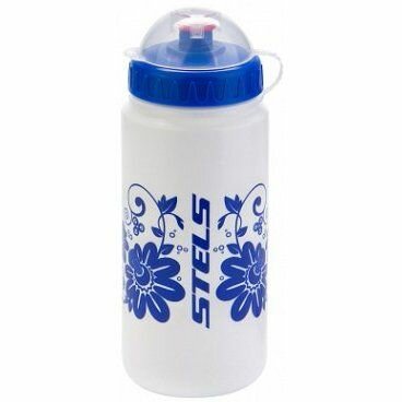 Фляга CSB-526MA 600мл белый/синий полиэтилен