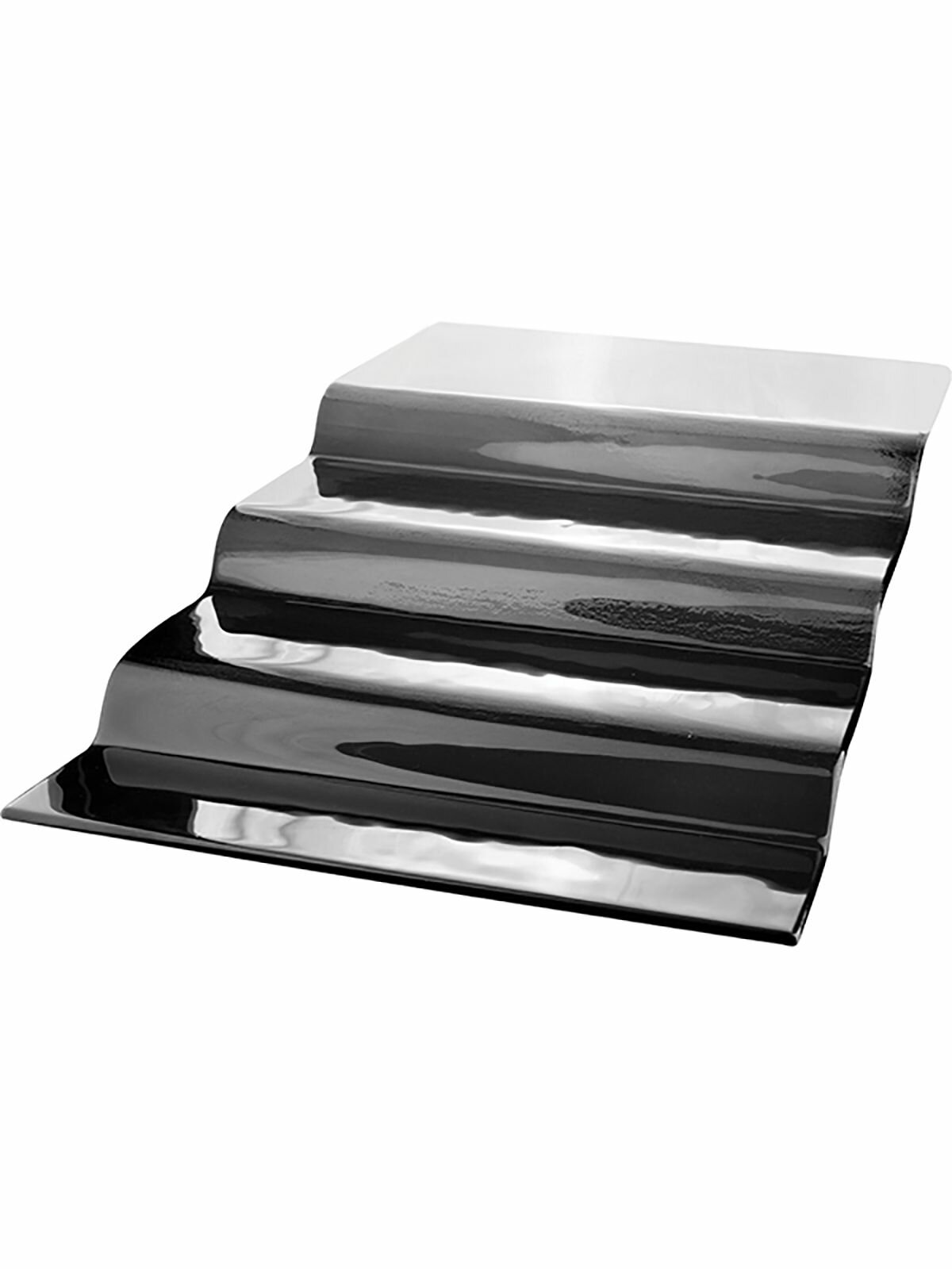 Поднос фуршетный 4 ступеньки BDK, стеклянный, 67x40 см