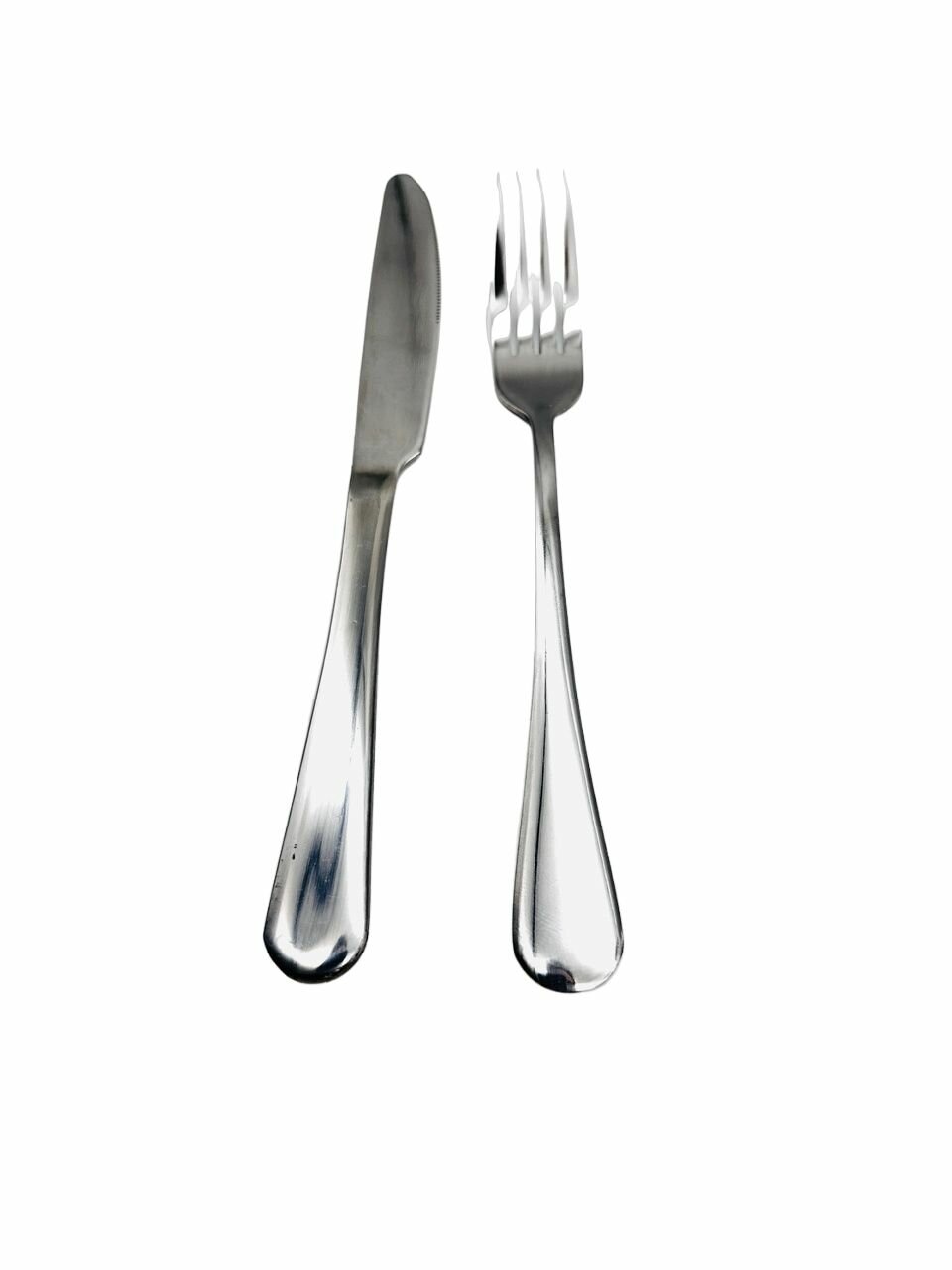 Набор столовых вилок и ножей DDVV12 Для сервировки Комплект 12 штук серебристые