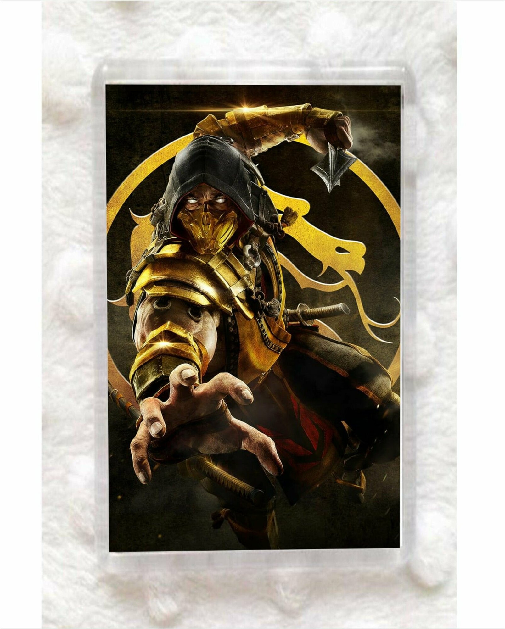 Магнит акриловый с принтом "Мортал Комбат", Mortal Kombat