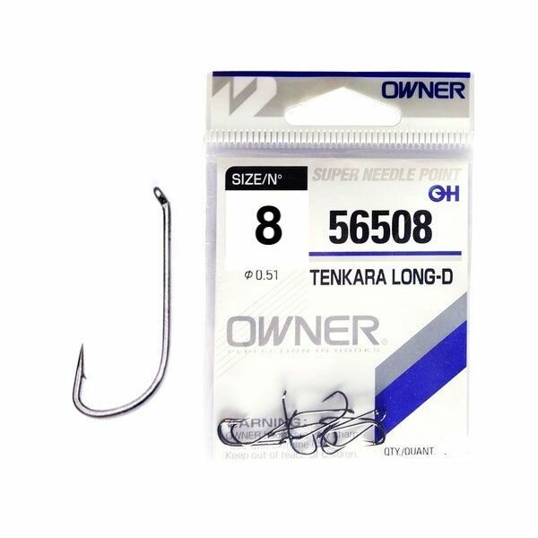 Крючки Owner Tenkara Long-D 56508 №08