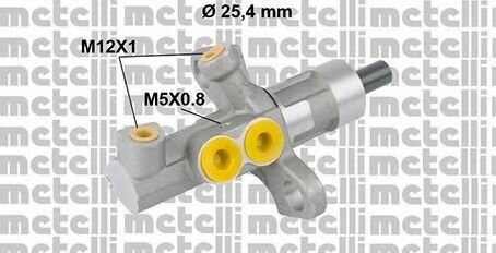 Тормозной цилиндр главный Metelli арт. 05-0811
