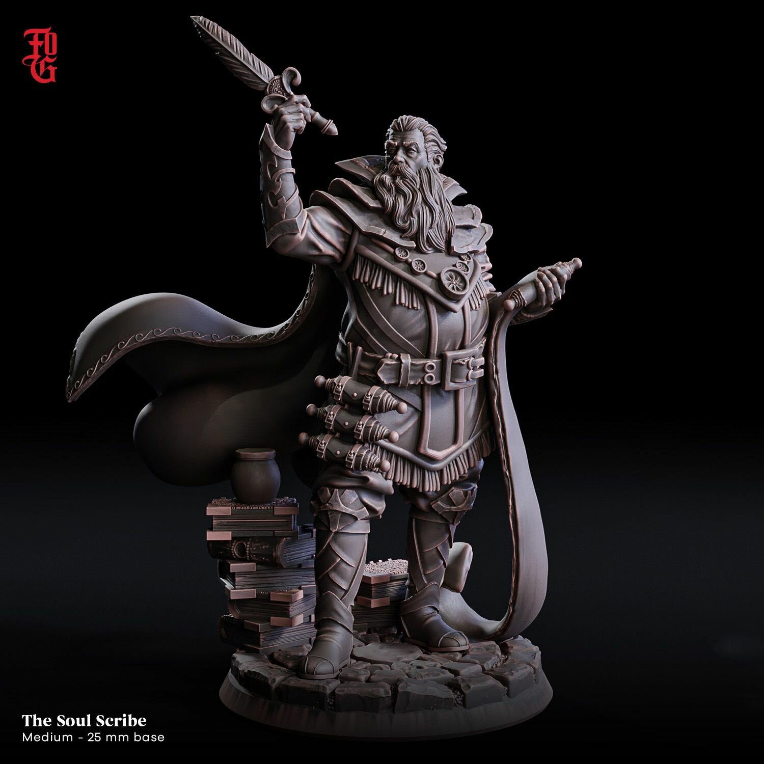 Миниатюра D&D "Переписчик душ" масштаб 32 мм (DnD, Dungeons & Dragons, ДнД, Подземелья и Драконы, Pathfinder)