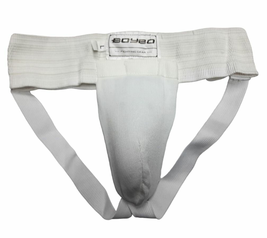 Защита паха BoyBo - размер L / белая / кога, паховая защита, паховый бандаж, ракушка для единоборств
