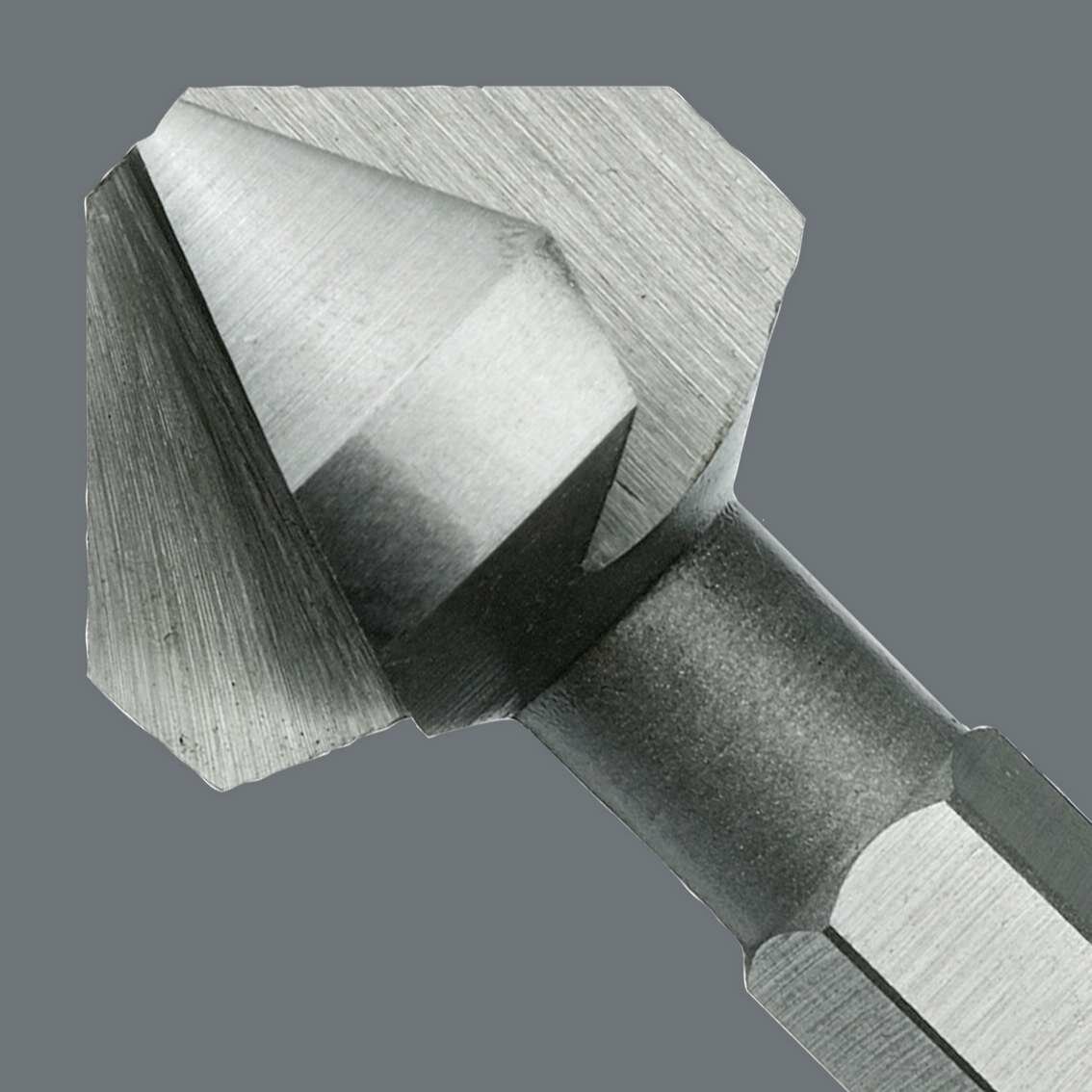 Бита-зенкер Wera конический трёхканавочный 90°, 1/4" C6.3, 6.30 x 31 мм 846/1