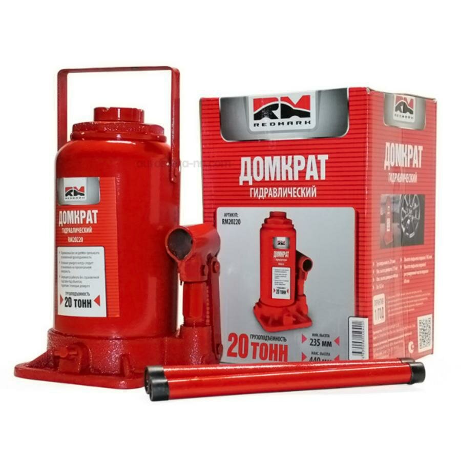 RED MARK RM20220 Домкрат гидравлический 20т.(высота мин/макс 235/440мм) "Red Mark"