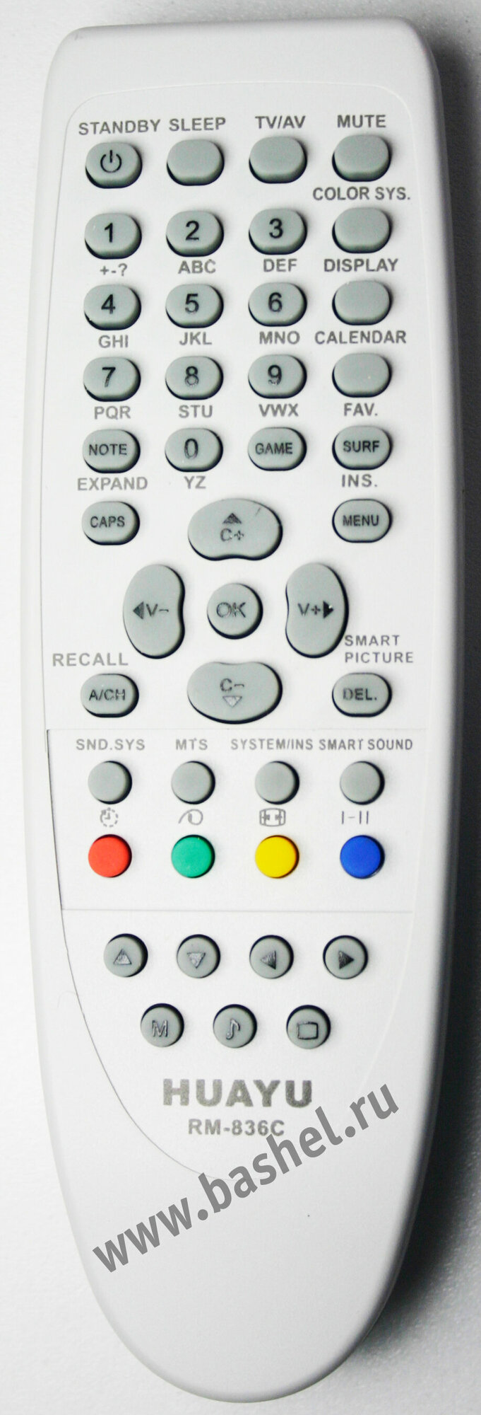 UNIVERSAL PHILIPS RM-836C LCD, Пульт ДУ