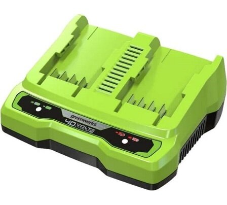 Зарядное устройство GREENWORKS G40UC8 , 40V, 4А для 2-х аккум.