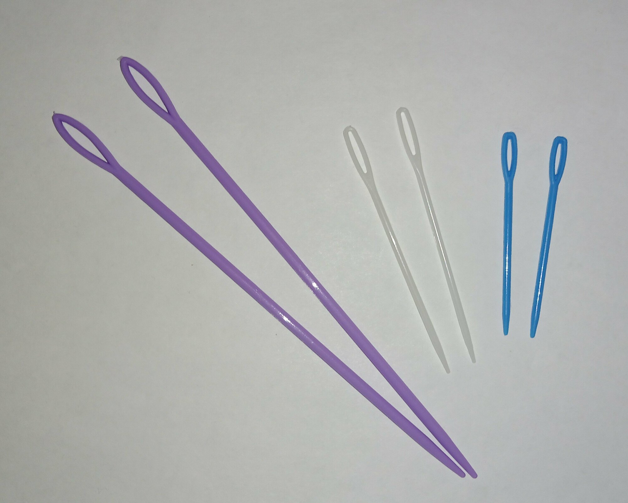 Набор игл пластиковых, 6 шт, 15,6, 5.5см