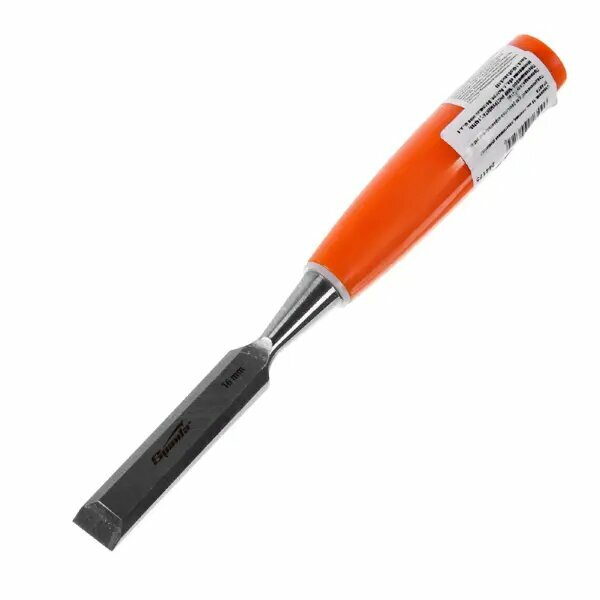 Стамеска плоская Sparta 16 мм с пластиковой ручкой