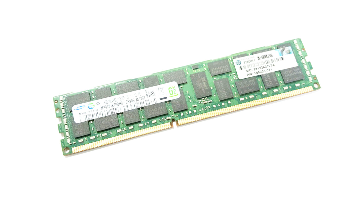 Оперативная память HP 8Gb 2Rx4 REG ECC PC3-10600R-9 500205-071