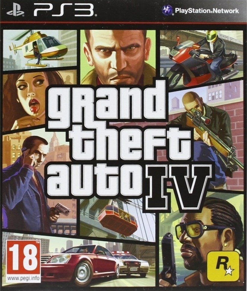 Grand Theft Auto 4 (IV) (GTA 4) (PS3) Б/У