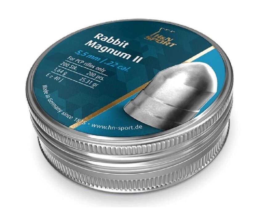 Пули для пневматики H&N Rabbit Magnum II 5,5 мм, 1,64 грамм, 200 штук