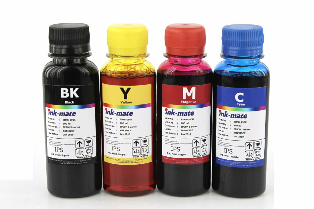 Комплект чернил Ink-Mate L-series (100ml. 4 цвета) для Epson L1300