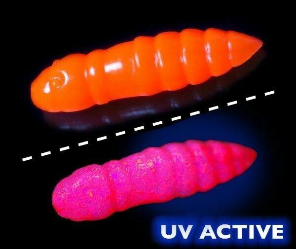 Мягкие приманки Jara Baits Trout Series MOLI MILD-25 Сыр # 706 UV (15шт), в банке