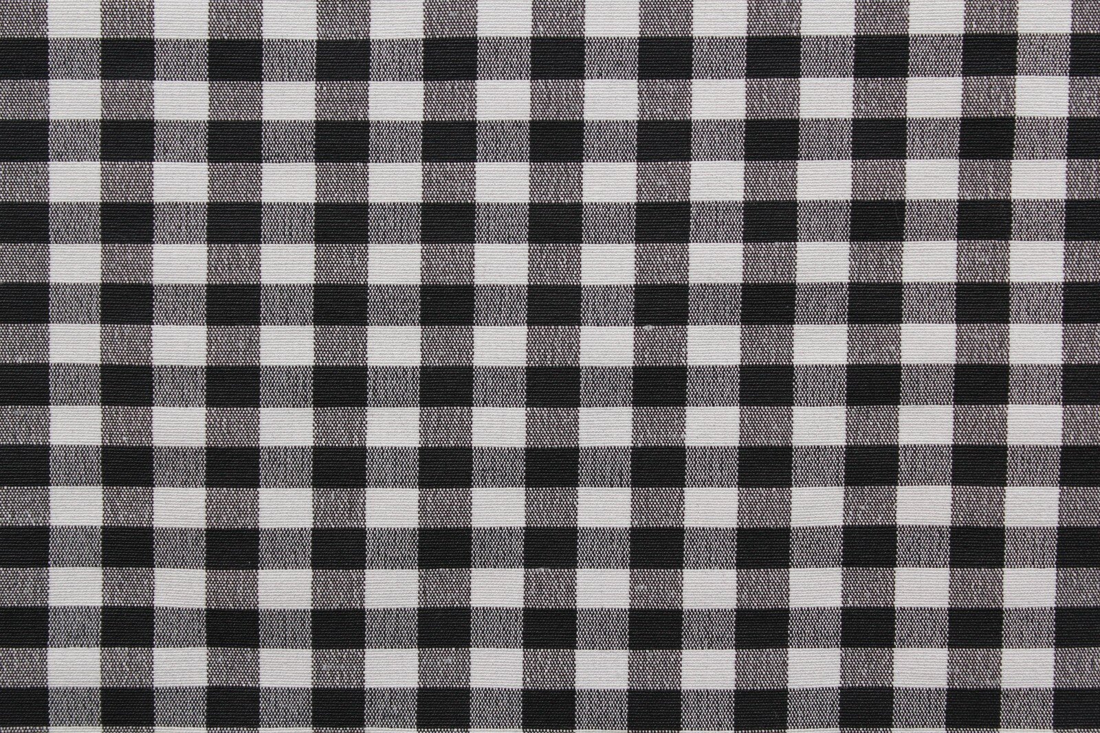 Ткань костюмная стрейч чёрно-белая клетка, ш148см, 0,5 м