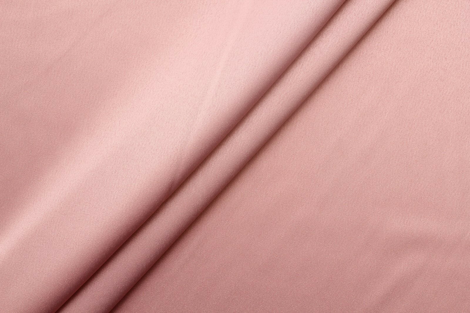 Ткань Атлас однотонный пыльно-розовый, 380 г/пм, ш145см, 0,5 м