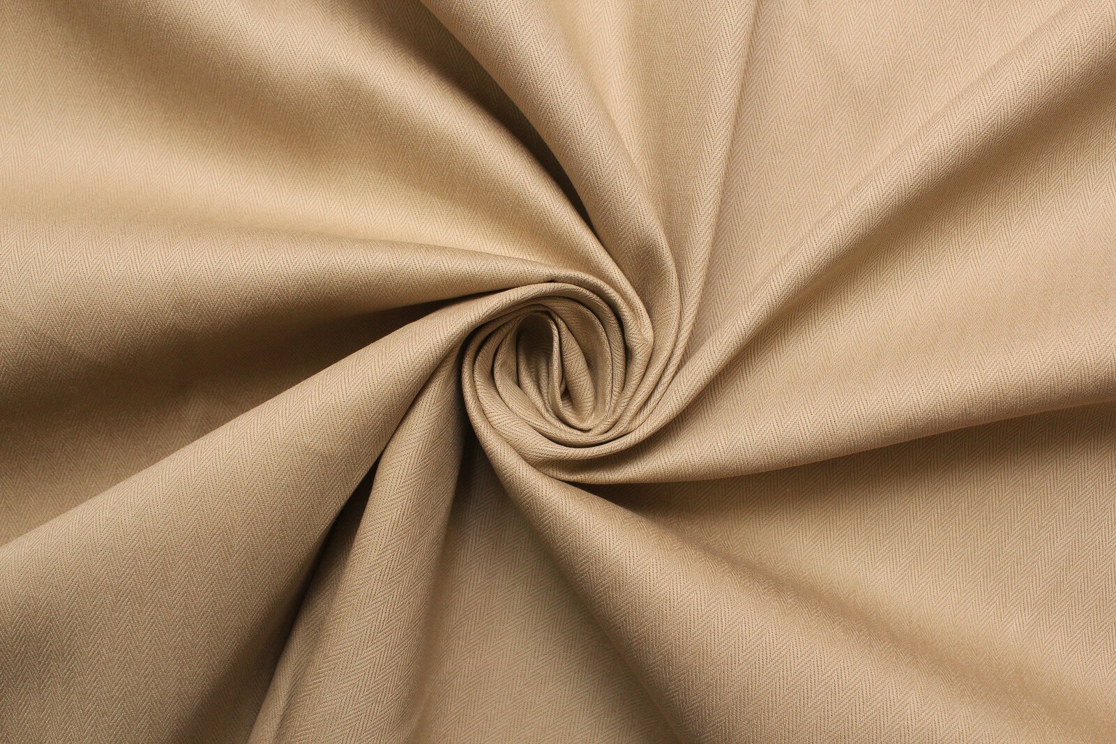 Ткань Хлопок костюмный в ёлочку серо-оливковый, ш150см, 0,5 м