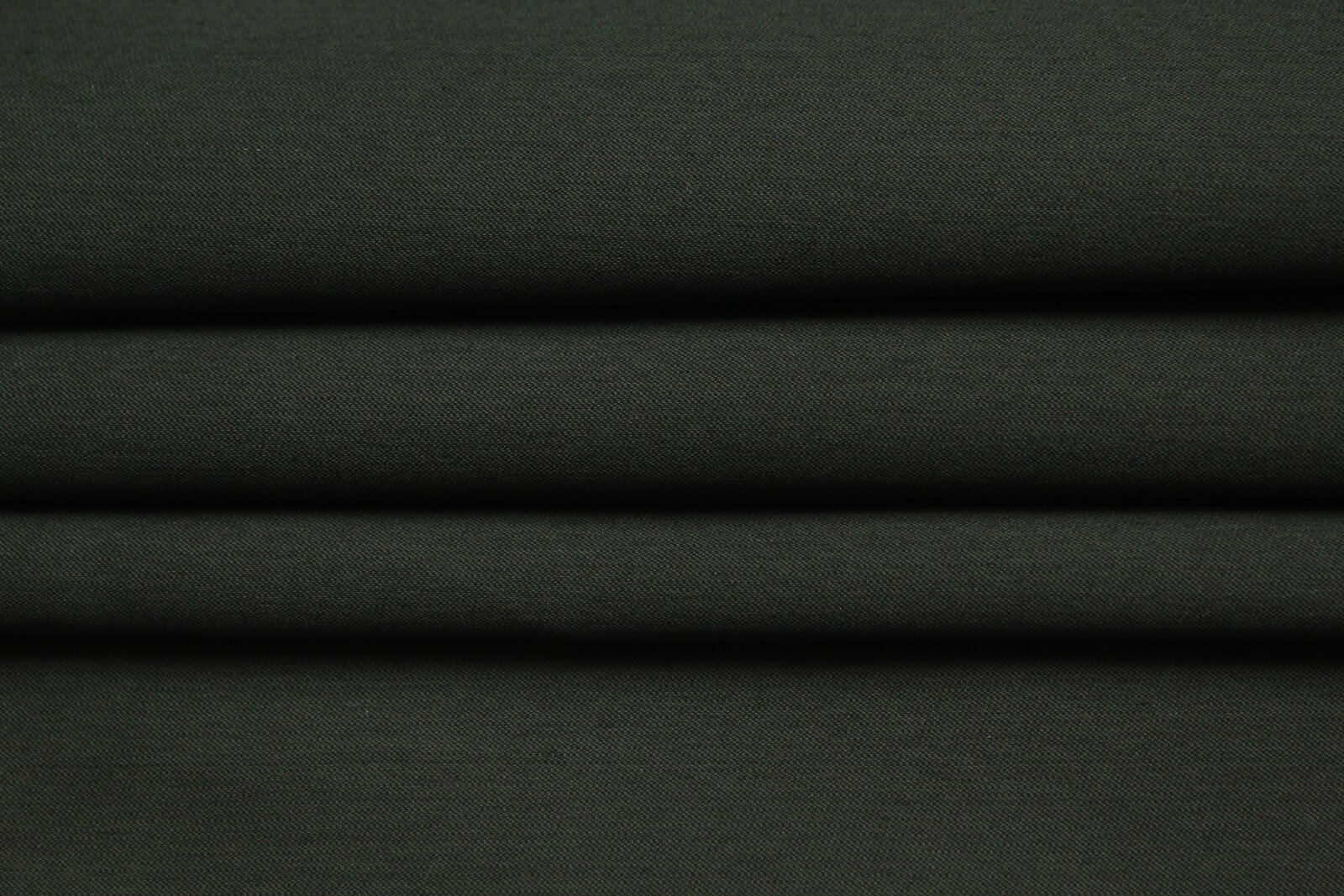 Ткань Шёлк с хлопком микадо Valentino тёмно-зелёный, 280 г/пм, ш144см, 0,5 м