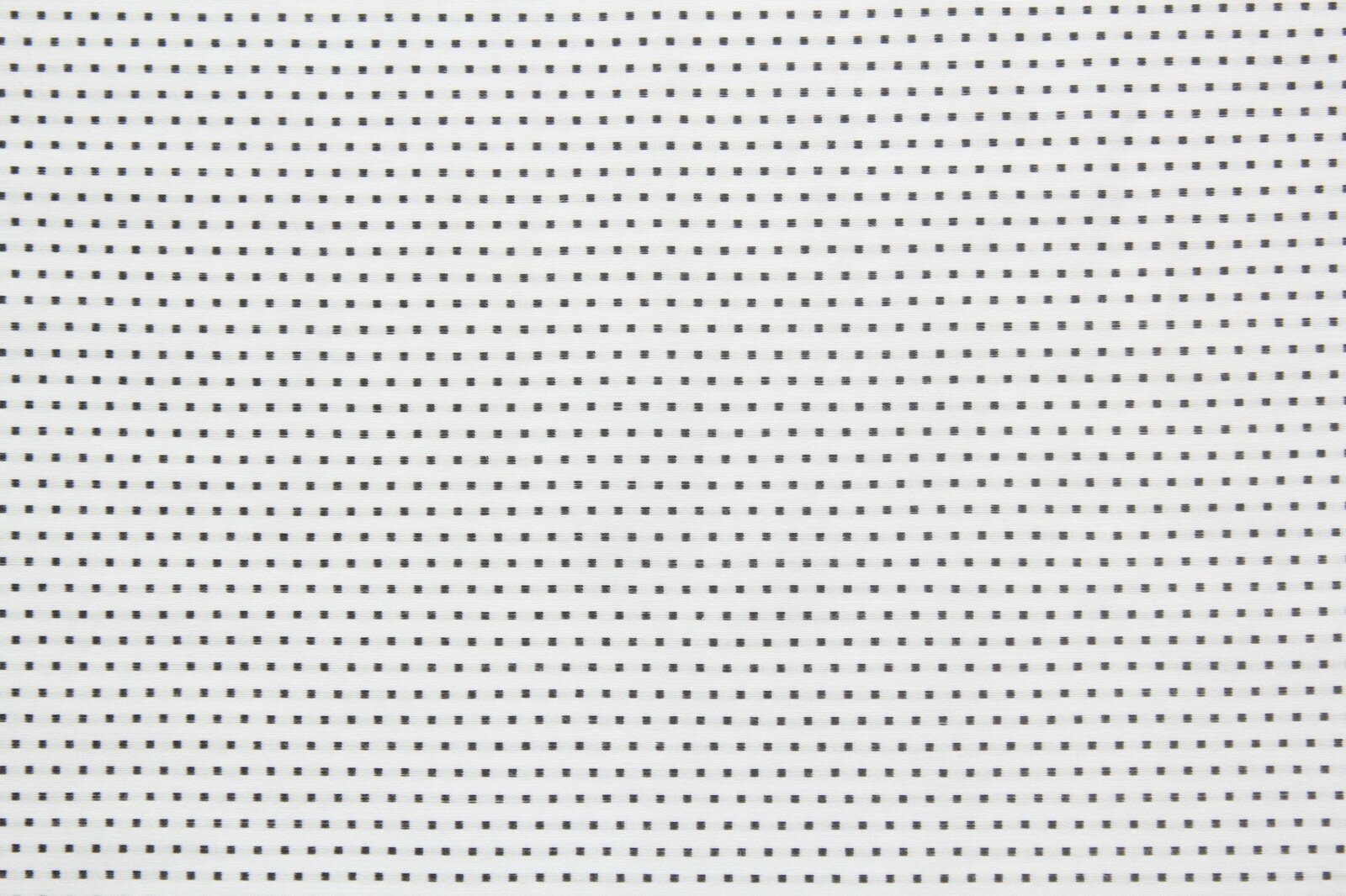 Ткань Хлопок-жаккард стрейч чёрные крапы на белом фоне, ш148см, 0,5 м