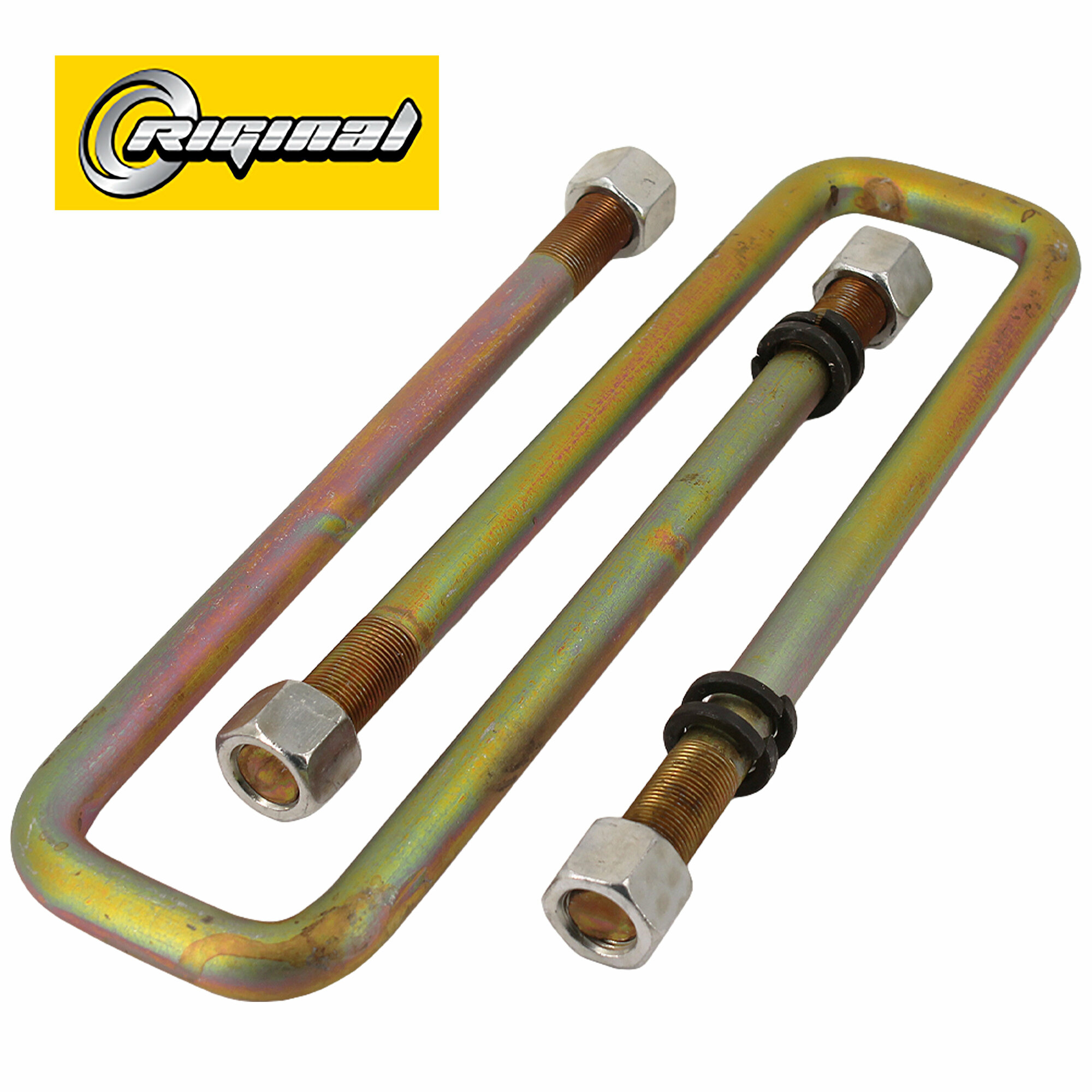 Стремянка передней рессоры в сборе цинк для а/м Г-66, 3308 L-310мм (кт.2шт.) Riginal