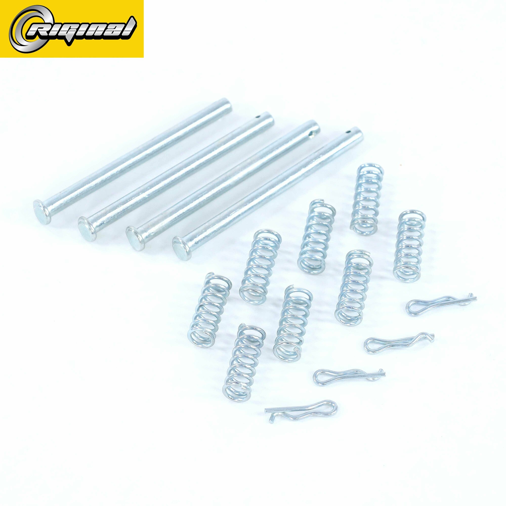 Палец крепления Riginal колодок для а/м ВАЗ-2121,21213,21214,2123 (комплект 4 шт. с пружинками)