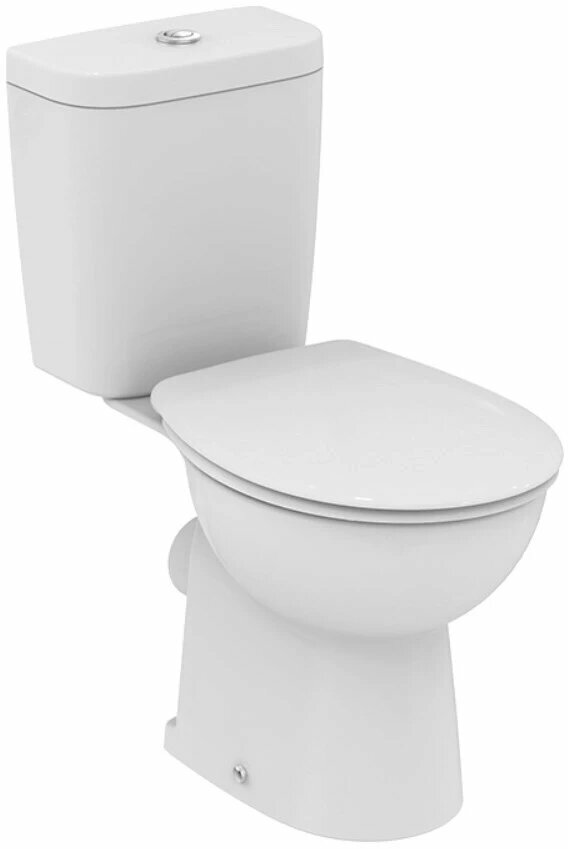 Унитаз-компакт Vidima Seva Fresh E408861 с сиденьем микролифт, белый