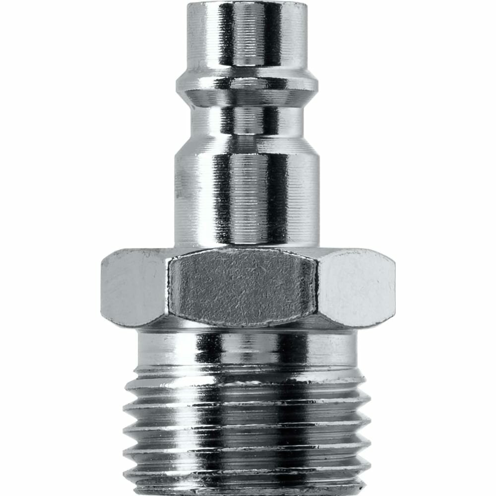 Переходник KRAFTOOL 1/2 M - рапид штуцер 06592-1/2, металлический разъем рапид (EURO), наружный диаметр шланга