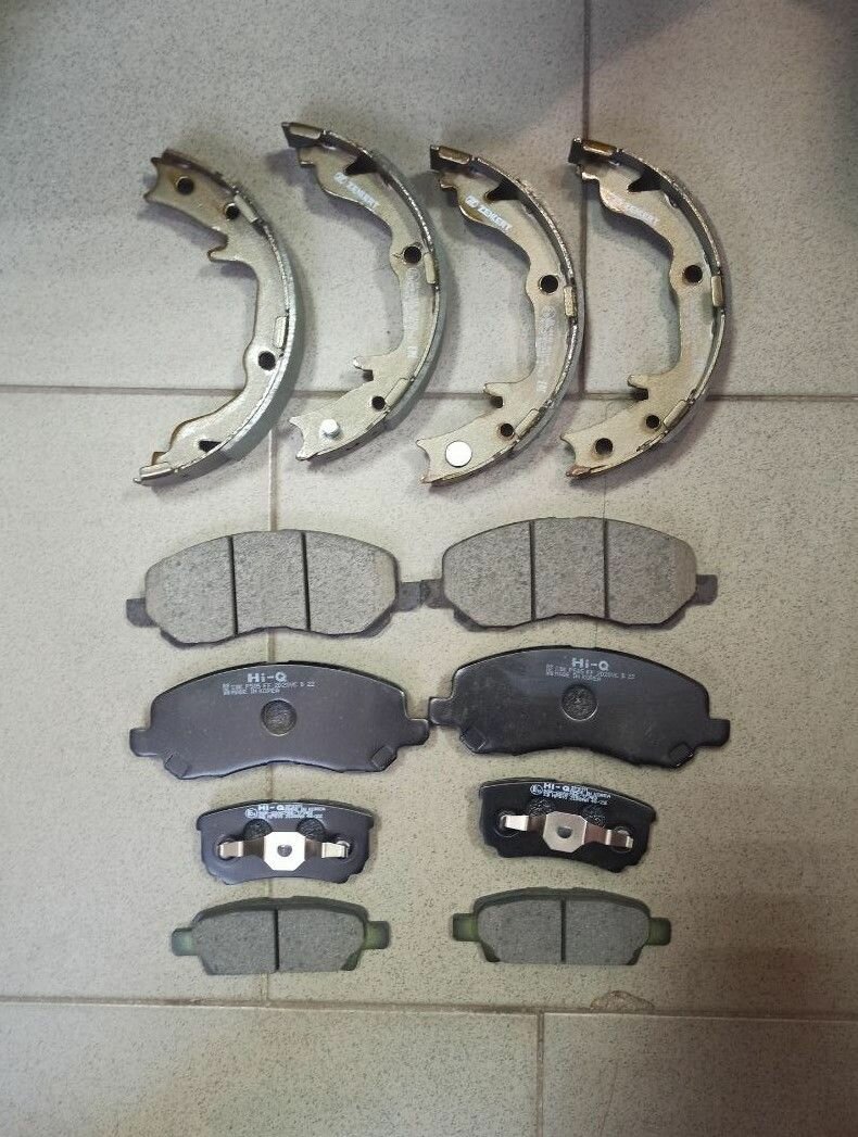 Тормозные колодки лансер 10 Lancer 10 перед, ЗАД, ручник