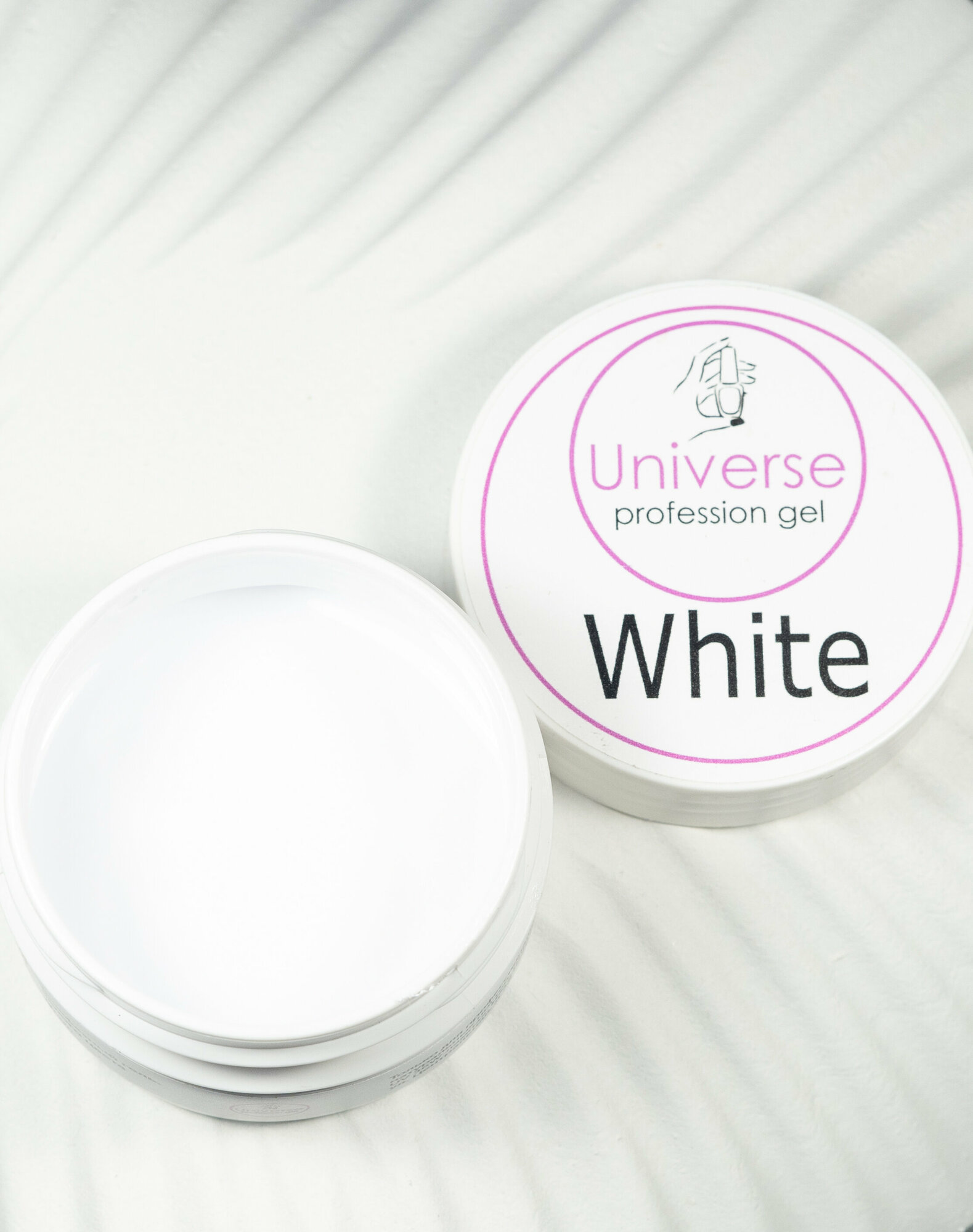 Гель Universe Profession Gel для моделирования ногтей WHITE 20г