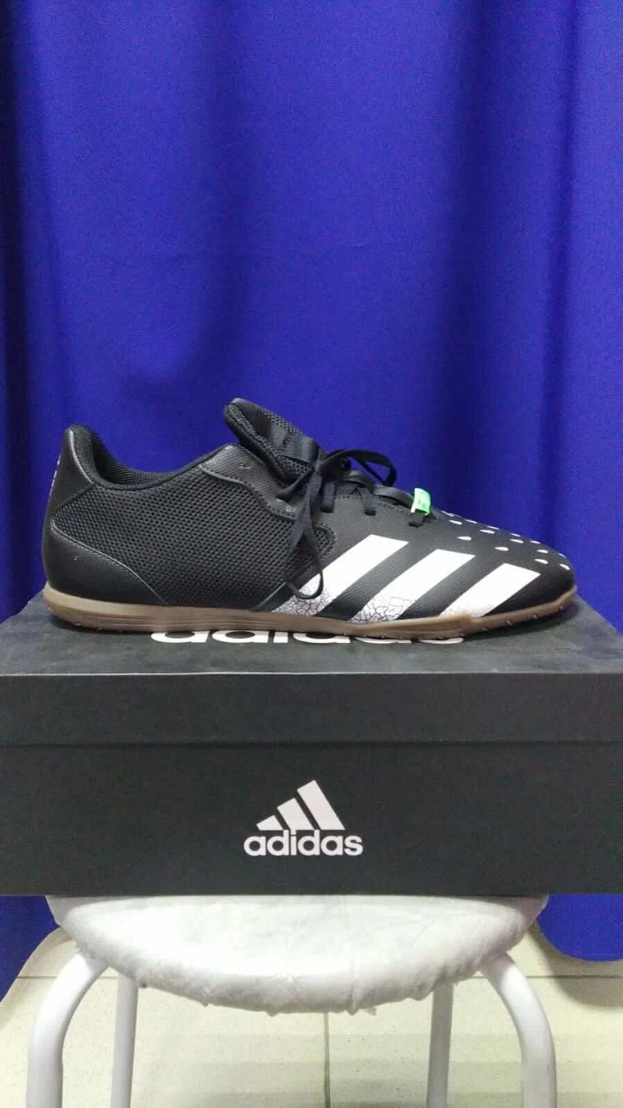 ADIDAS PREDATOR для мини-футбола Размер 46 ( длина по стельке 30 см ) футбольные бампы футзалки черные