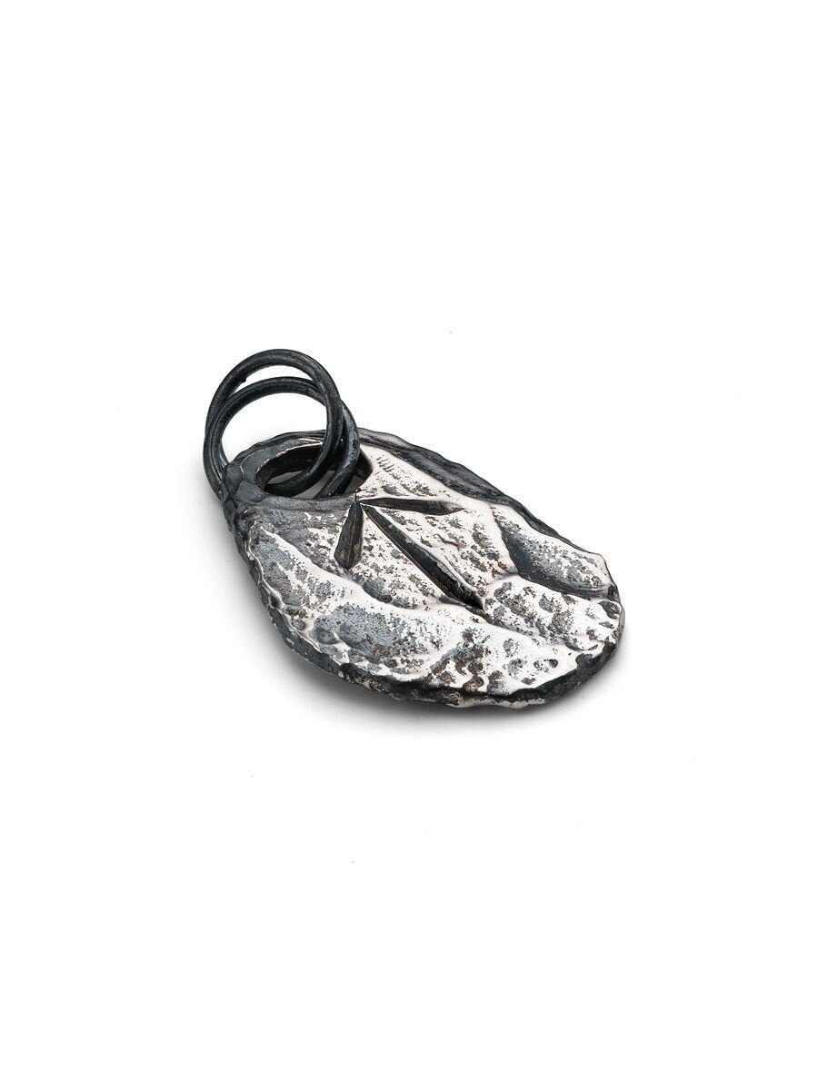 Славянский оберег, подвеска, серебро, 925 проба, чернение