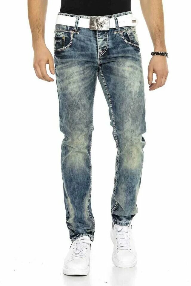 Джинсы широкие 