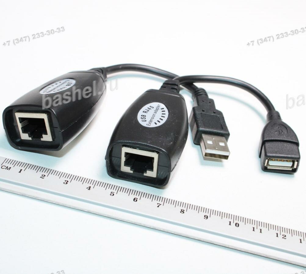 USB удлинитель REXANT по витой паре 8p8c 18-1176 — фото 1