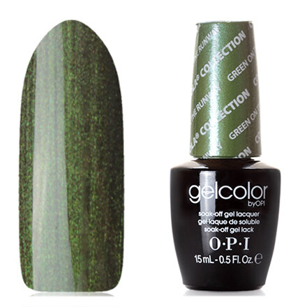 OPI GELCOLOR Гель лак Green On The Runway C18
