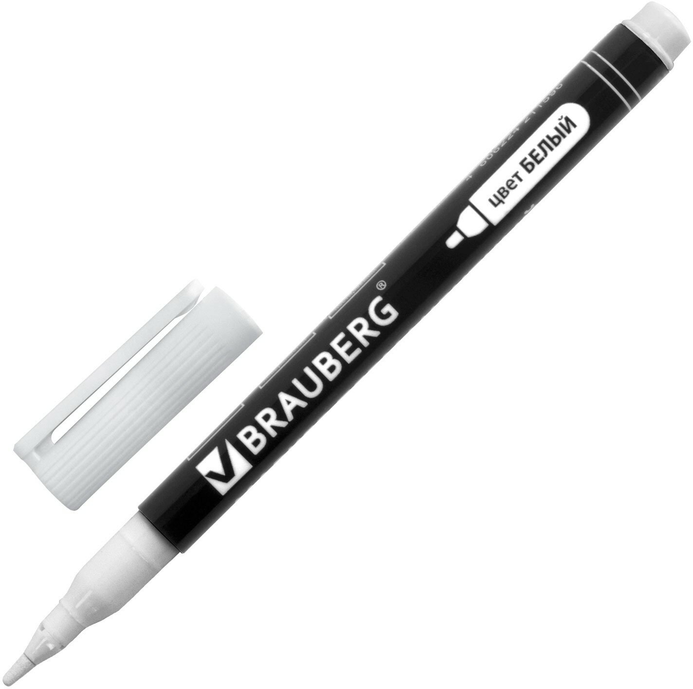 Маркер перманентный "W2" (2 мм, белый) (151505)