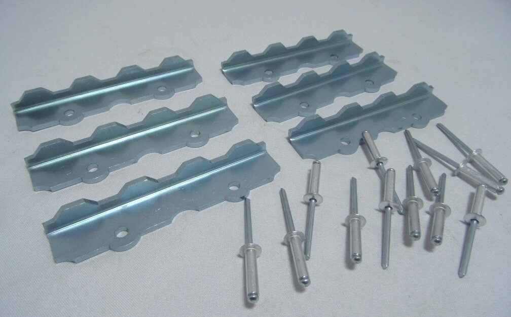 Подножки универсальные для мототехники 10х2 (комплект 6 шт.)