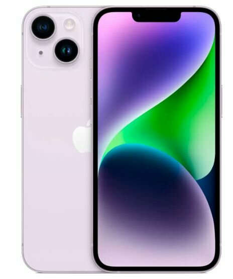 Новый, Смартфон, Apple iPhone 14 256 GB Purple / (Фиолетовый)