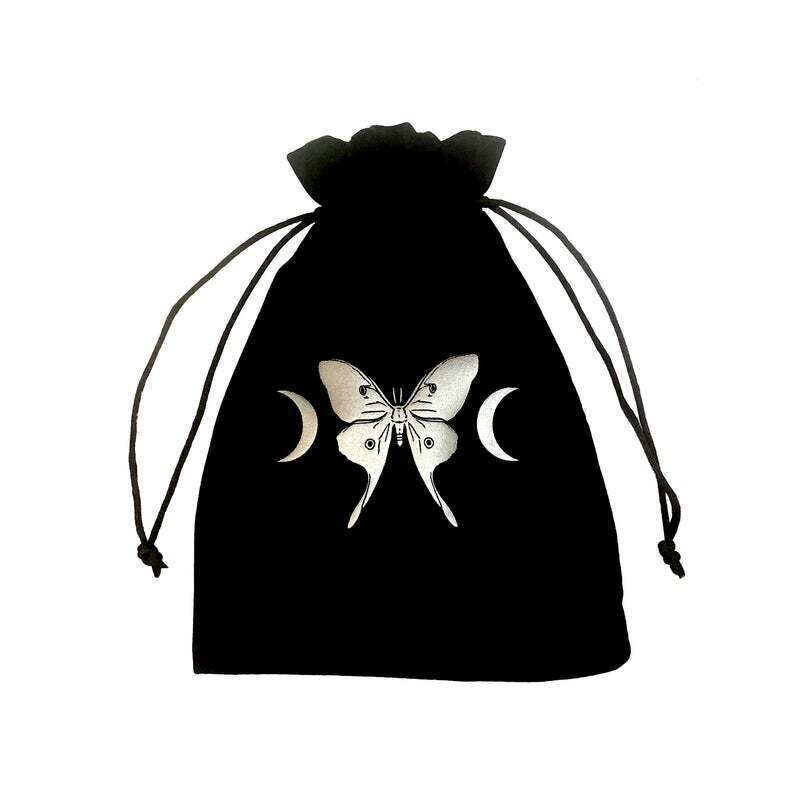 Мешочек для карт Таро Лунный Мотылек / Luna Moth Tarot Pouch