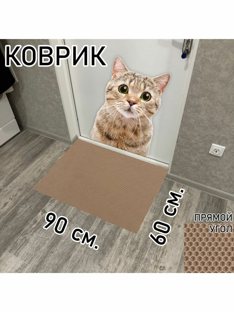 Коврик придверный в прихожую эва eva 90х60