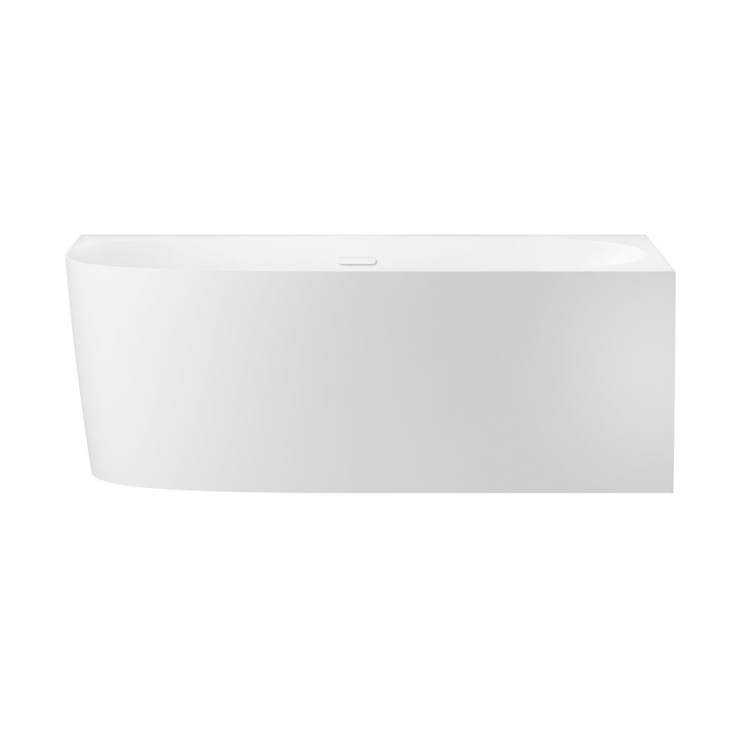 Пристенная угловая ванна акриловая 160 х 75 см с каркасом и экраном Wellsee Belle Spa 2.0 235803002 в наборе 4 в 1: асимметричная ванна белый глянец (правый разворот), каркас, экран, слив-перелив