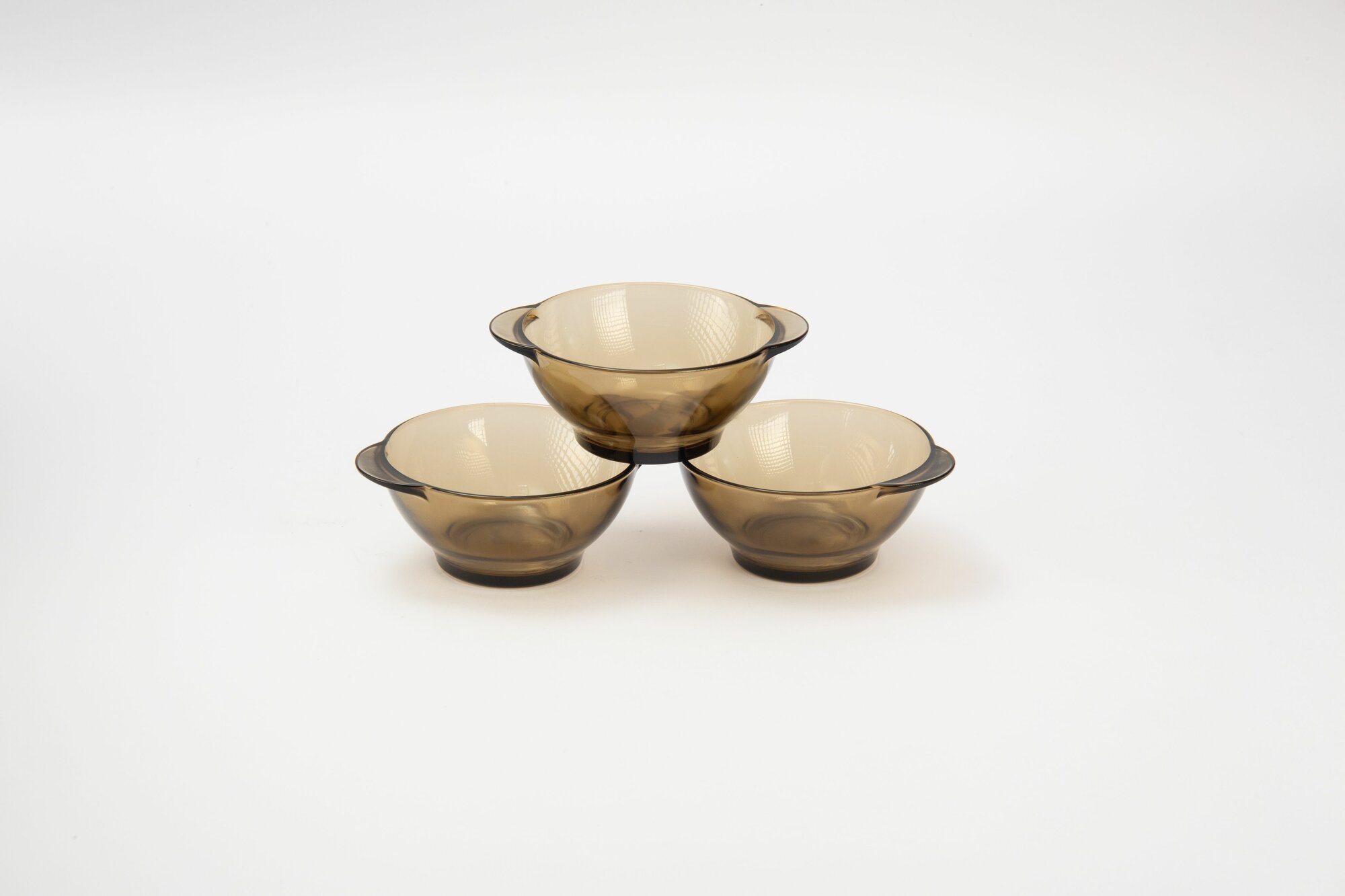 Бульонница-супница с ушками 510 мл. Комплект - 3 шт.