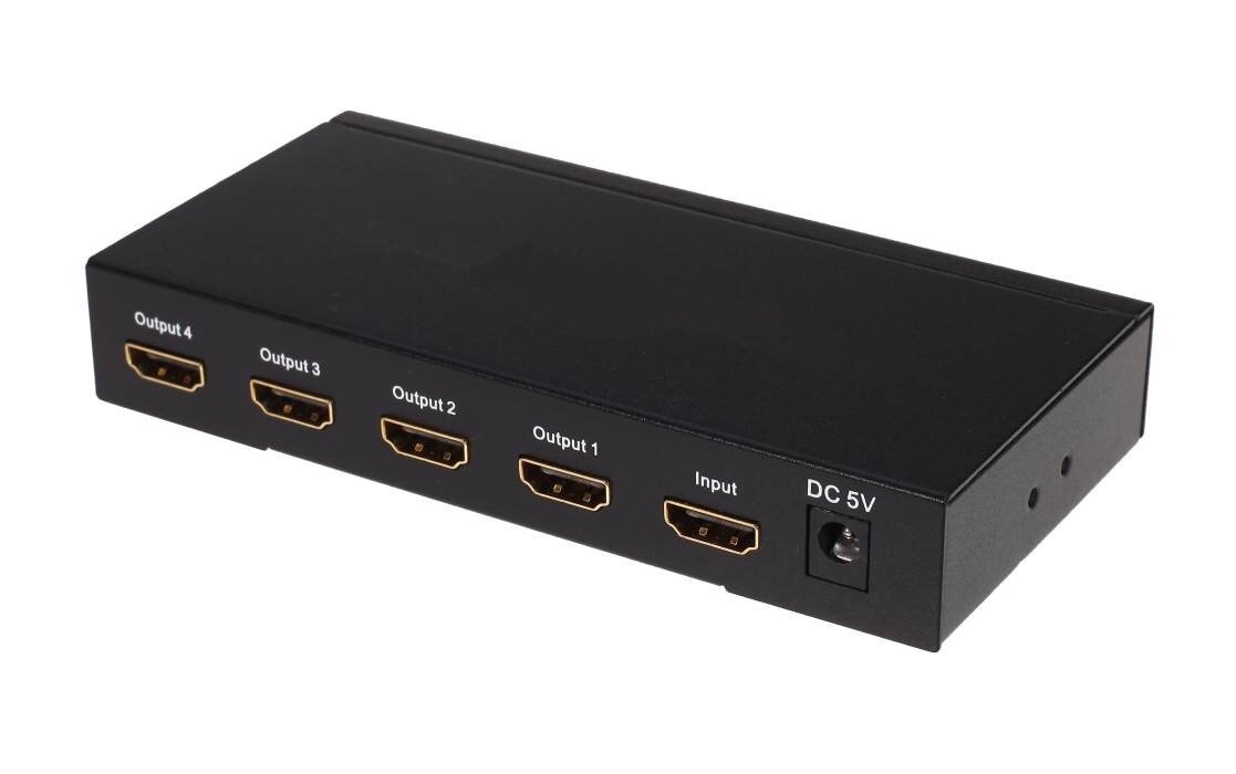Разветвитель HDMI 19F/4x19F 1 компьютер - 4 монитора Уцененный товар (№1)