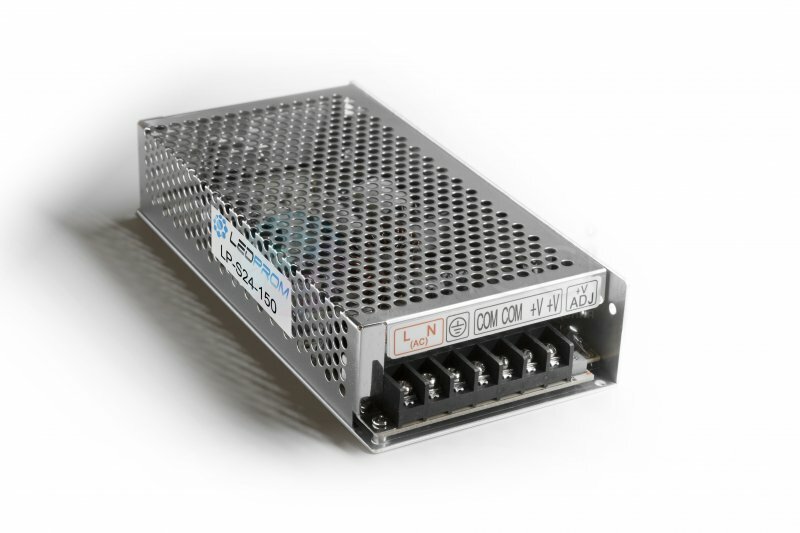 Блок питания Ledprom LP-S150, 12/24В, 150Вт, металлический, серебристый