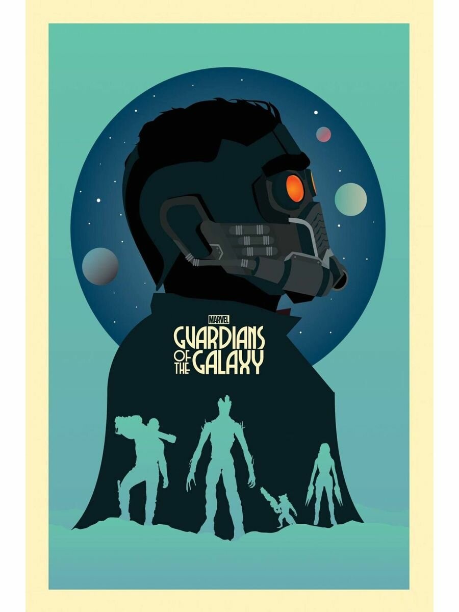 Постер "Стражи Галактики. Минималистика"